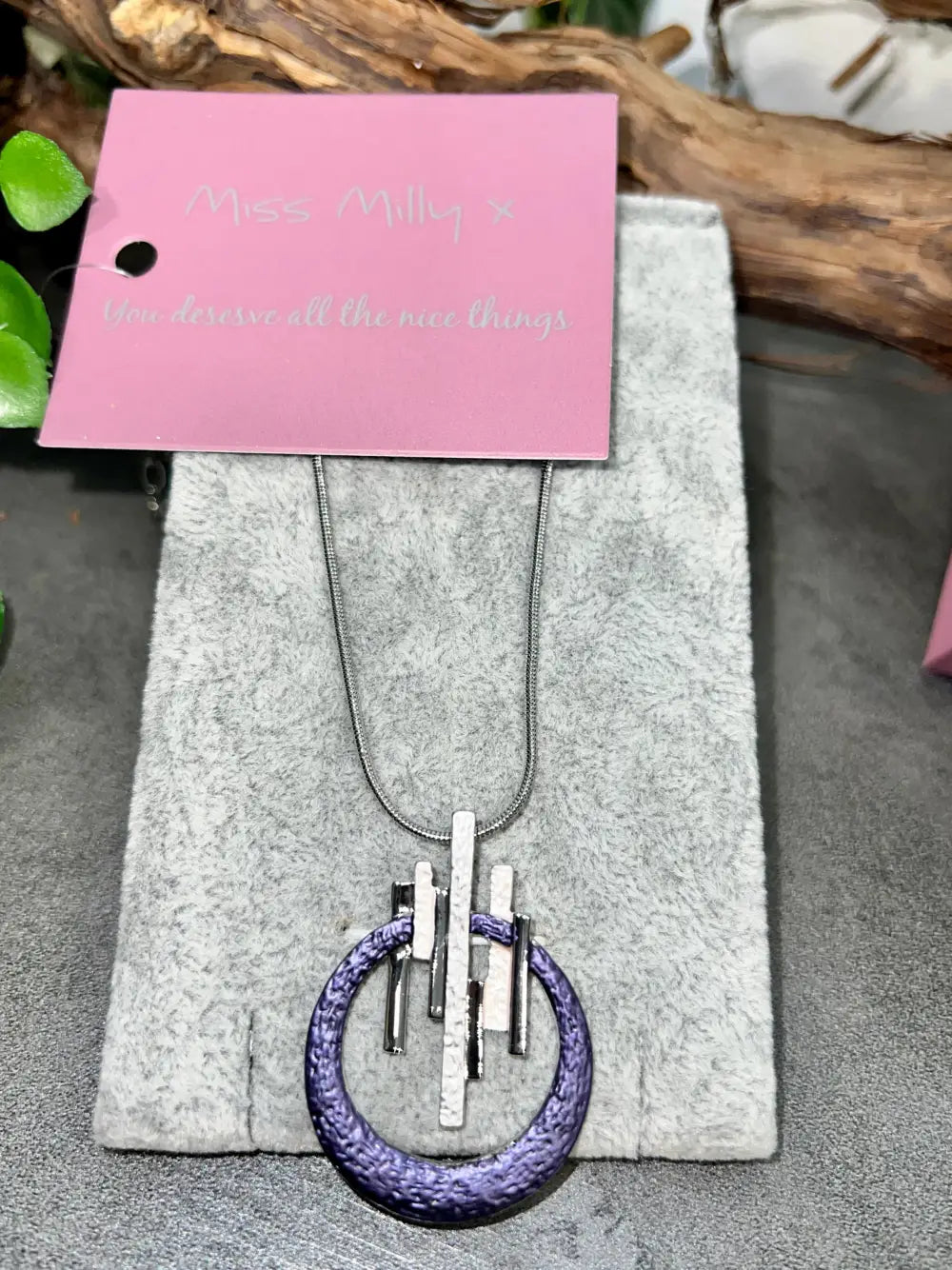 Miss Milly Cascade Necklace PURPLE - Quirky Boutique – Quirky Boutique